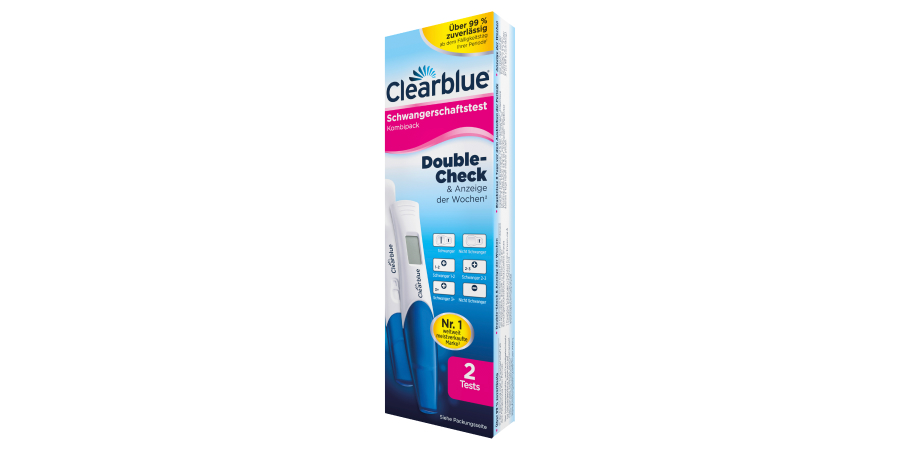 Schwangerschaftstests: Double-Check & Anzeige - Clearblue